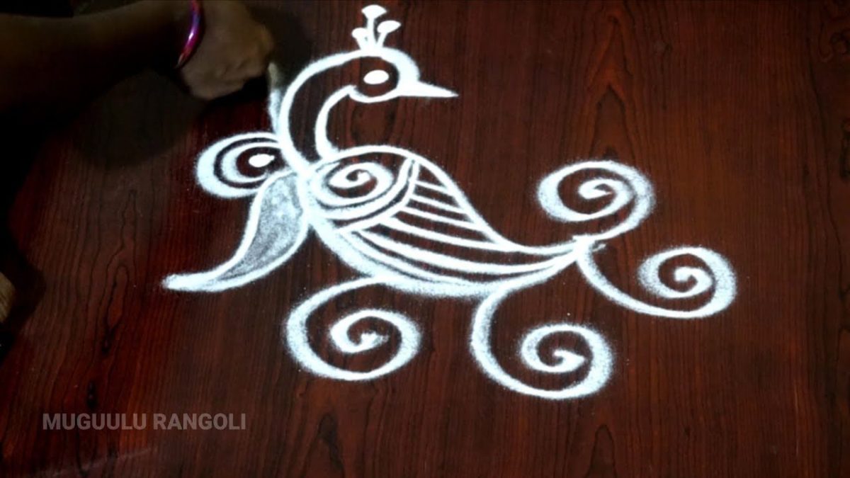 Peacock Rangoli 2024 - FinetoShine