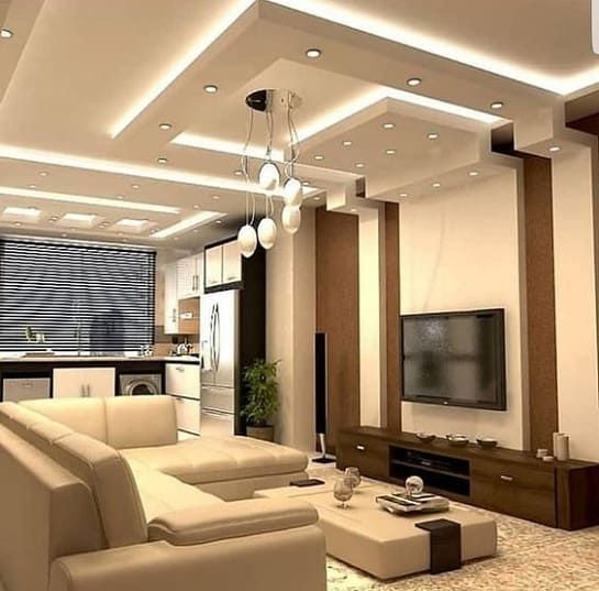 10 Modern Drawing Room Ceiling Designs With Pictures FinetoShine